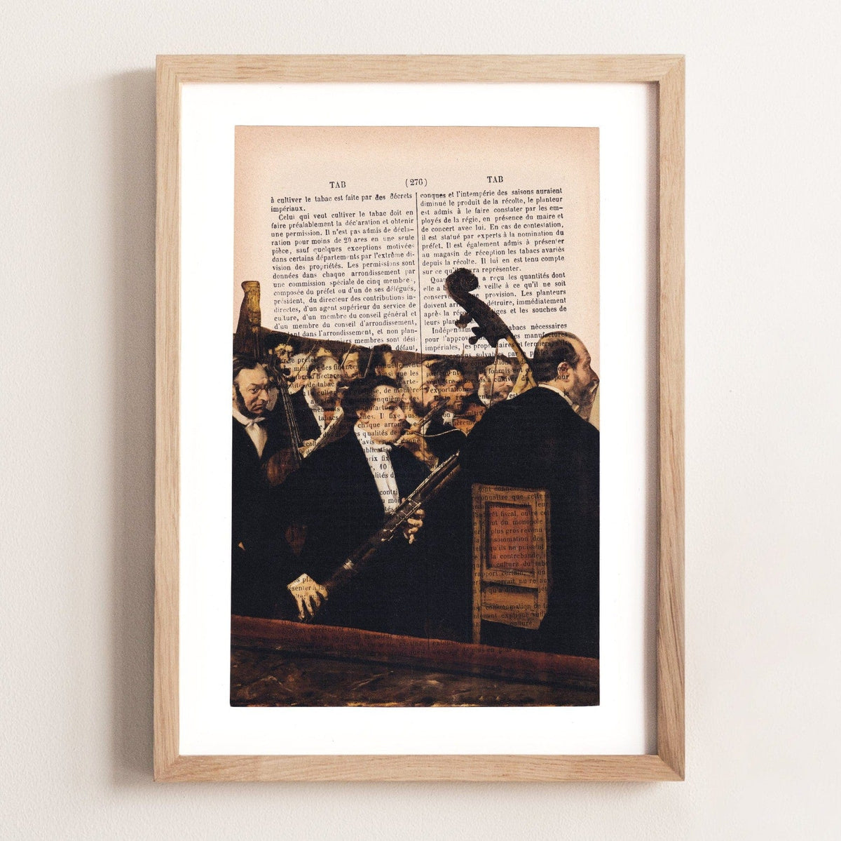 The Orchestra at the Opera - Edgar Degas - Old French Book Page Art ...